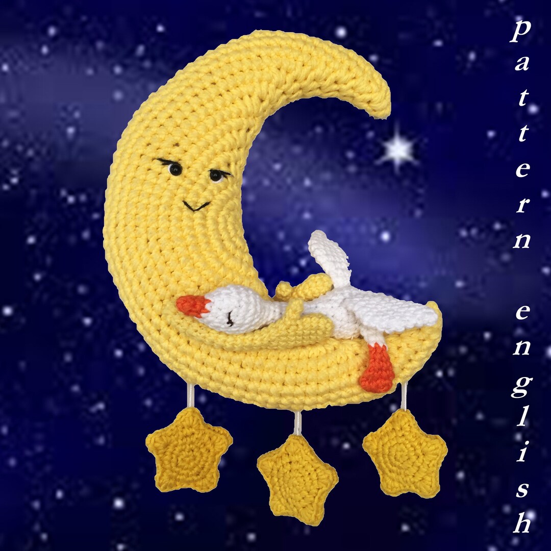 Pattern Only, Digital, Crochet Moon PDF, Goose Love Hug, Two Hugging ...