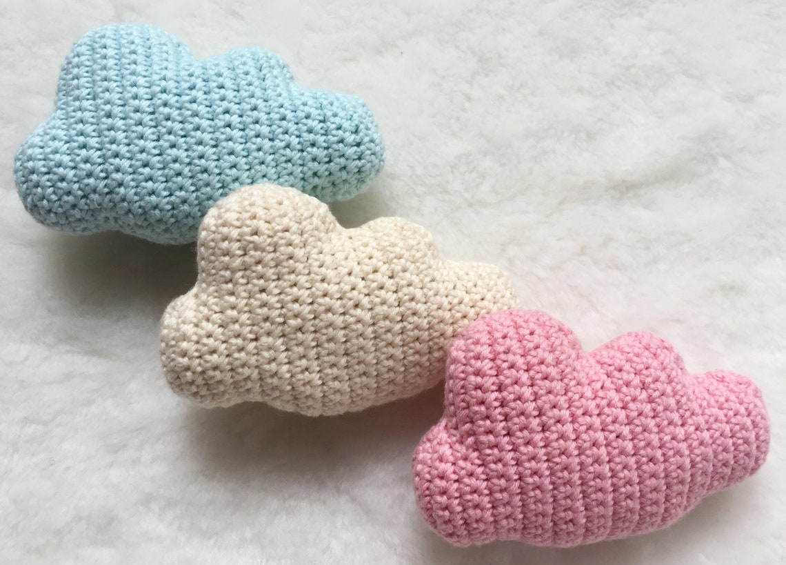 Crochet Cloud Pattern Amigurumi Crochet Pattern Clouds PDF - Etsy