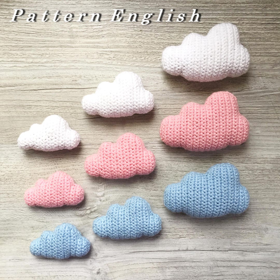 Pattern Only, Clouds 3 in 1, Crochet Cloud Pattern, Amigurumi PDF ...