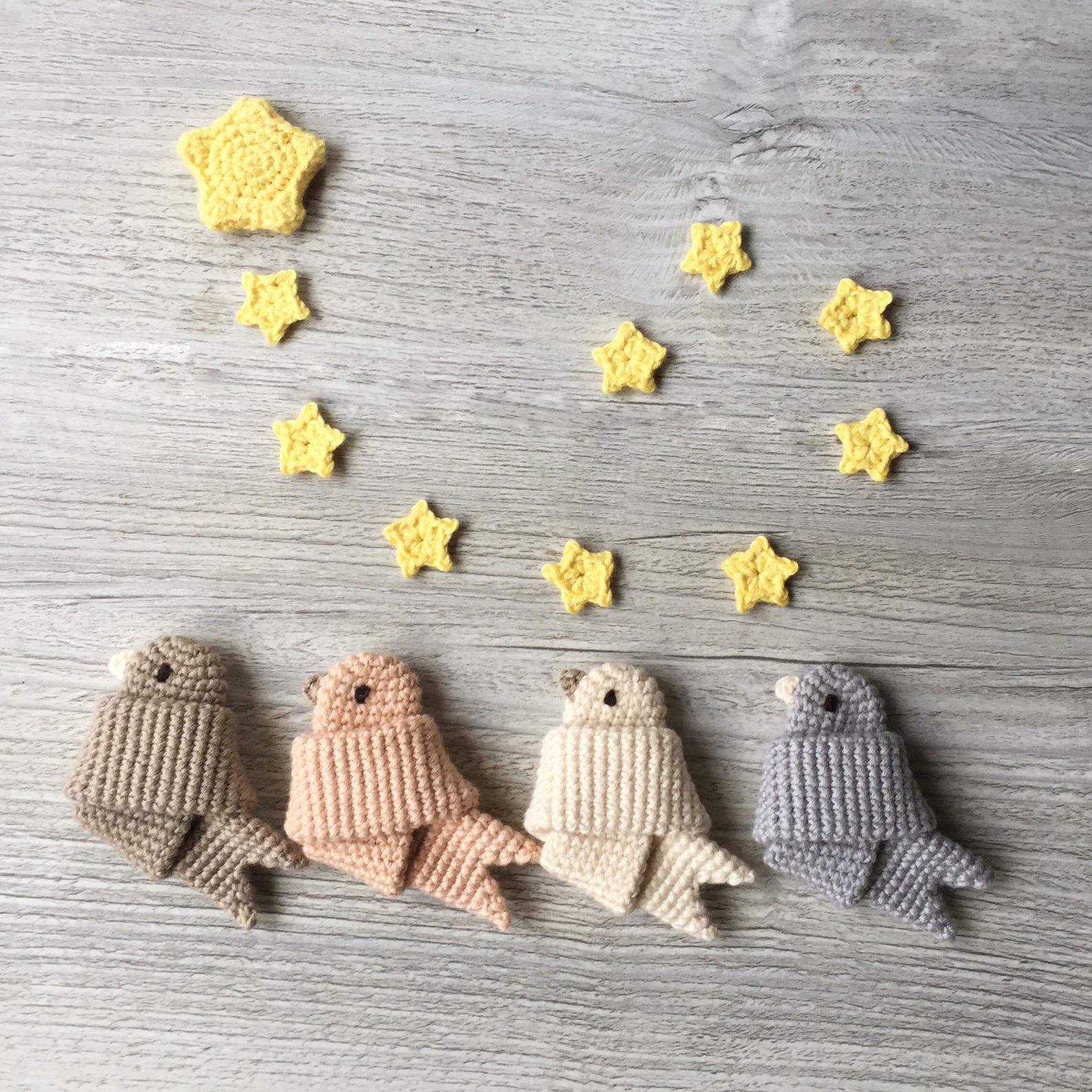 Pattern Only, Pastel Bird Baby Mobile, Scandinavian Nursery Decor ...