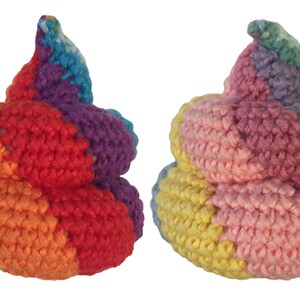 Crochet Poop Pattern, Pastel Pooper PDF, Digital Pattern Poopy ...