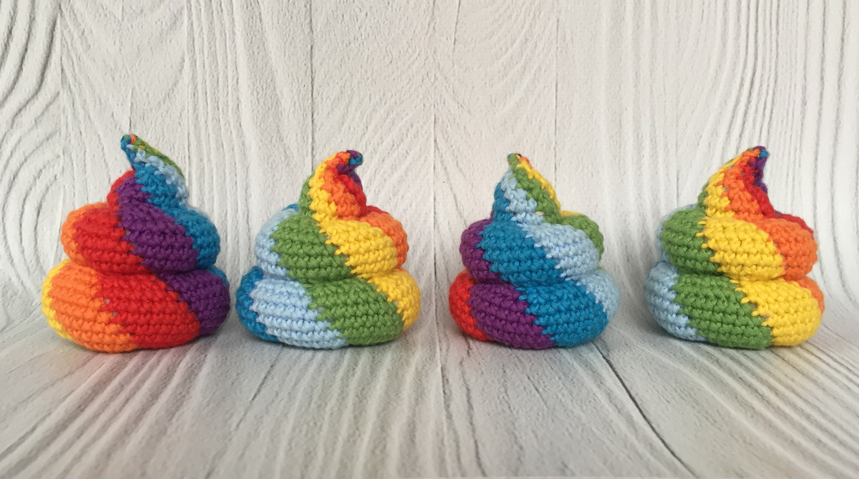 Crochet Poop Pattern, Pastel Pooper PDF, Digital Pattern Poopy ...
