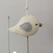 Pattern Only, Pastel Bird Baby Mobile, Scandinavian Nursery Decor ...