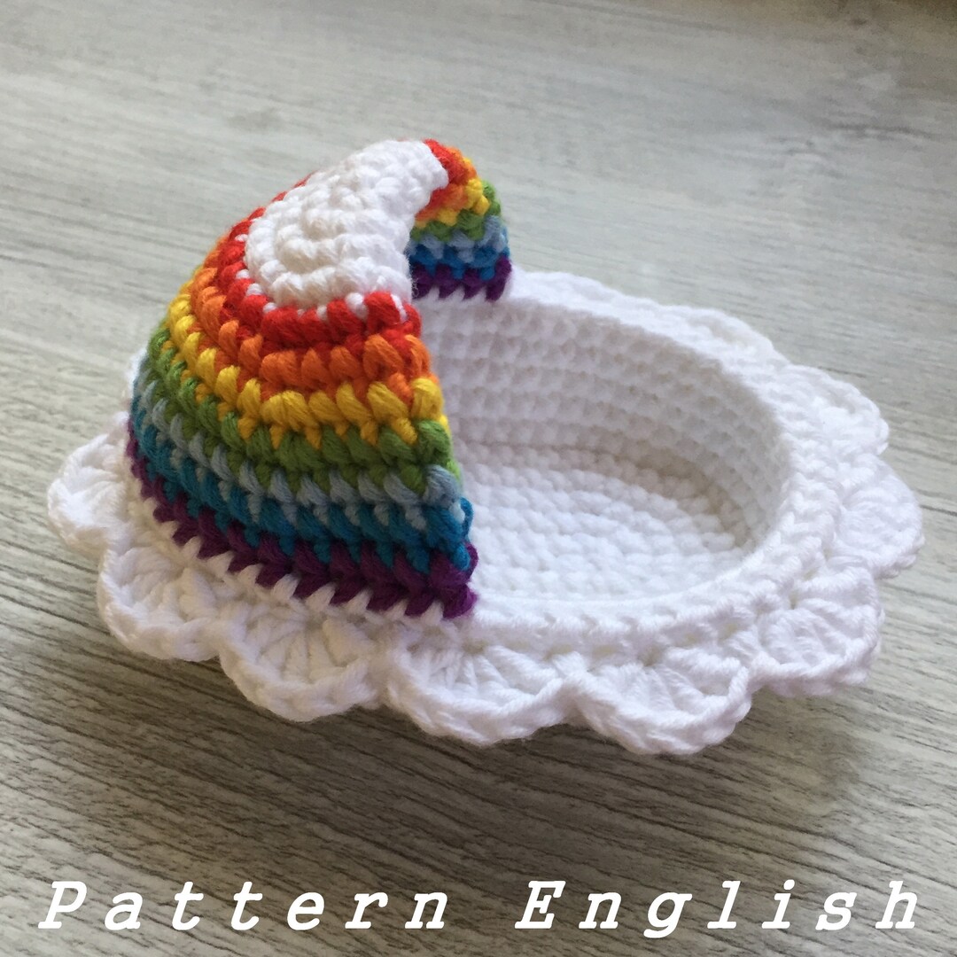 Pattern Only, Crochet Doll Basket With Bedding, Rainbow Bassinet for ...