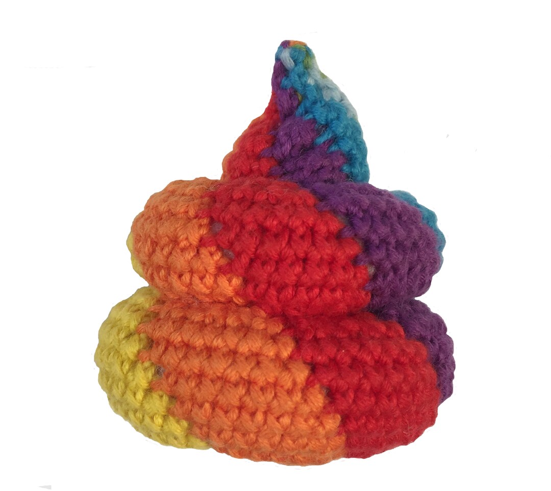 Crochet Poop Pattern Pastel Pooper PDF Digital Pattern - Etsy