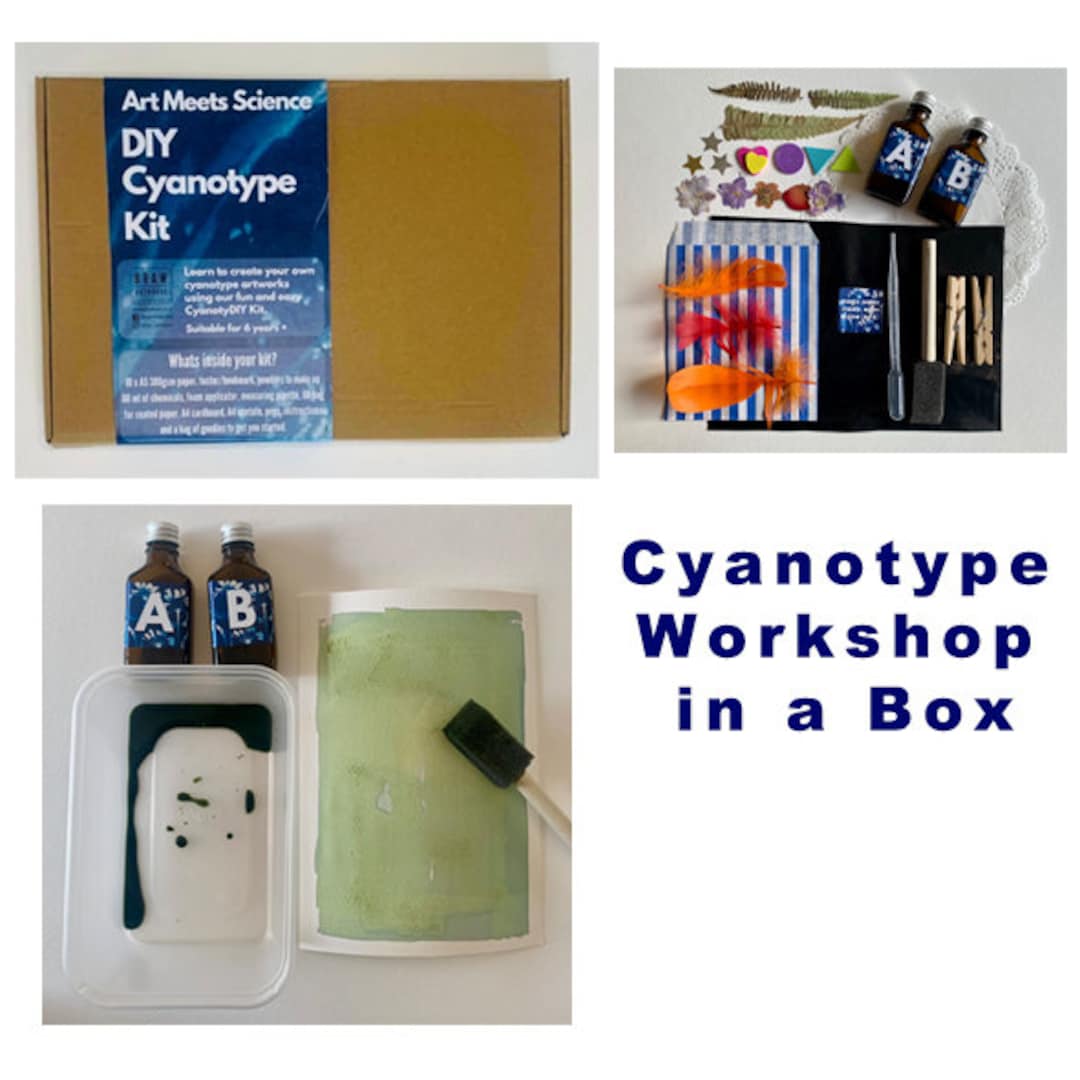 Cyanotype Kit - Workshop in a Box - Etsy