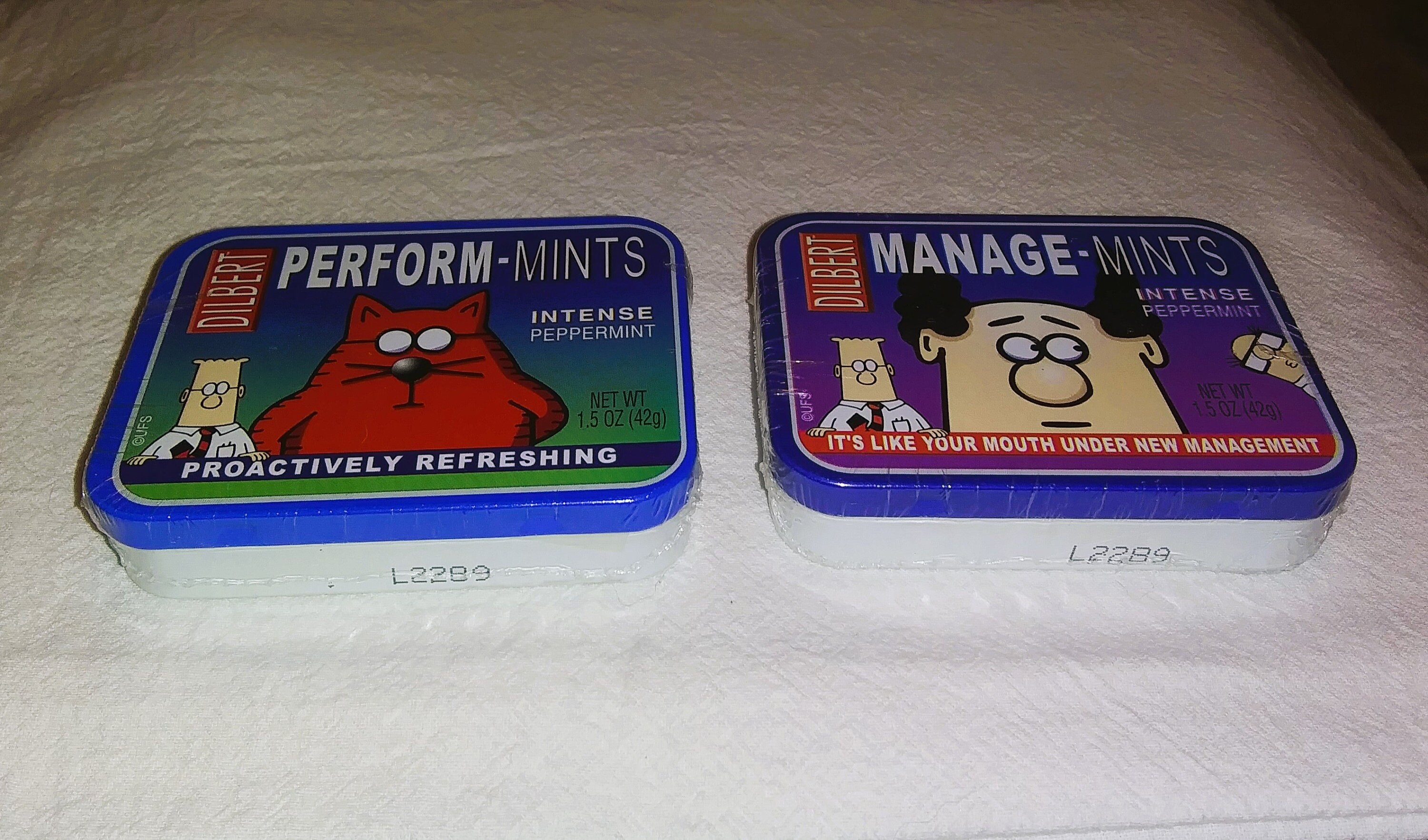 Dilbert Collectible Mints/tins: Manage-mints and Perform-mints - Etsy