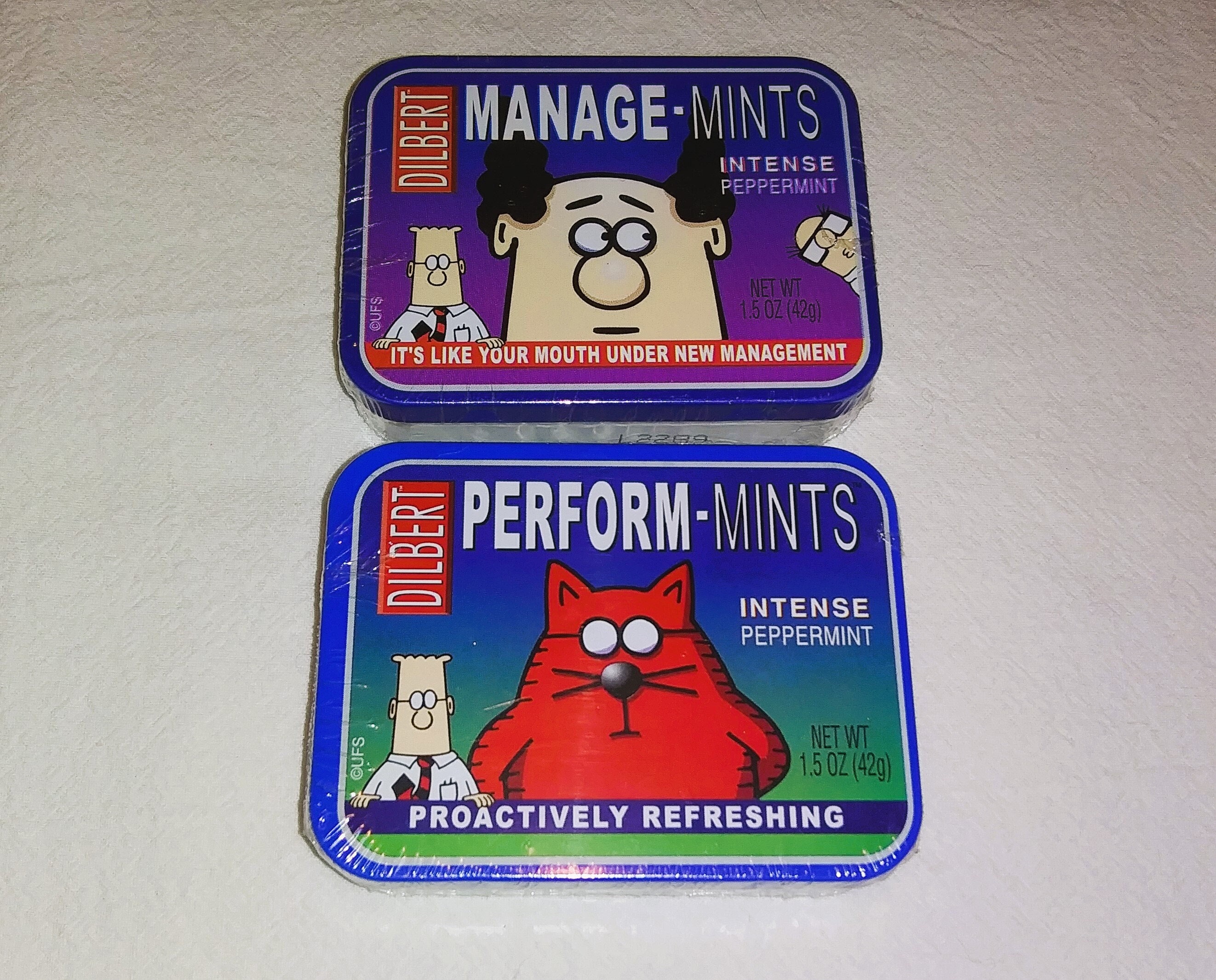 Dilbert Collectible Mints/tins: Manage-mints and Perform-mints - Etsy