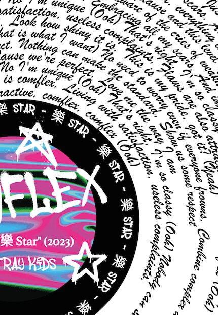 Stray Kids 樂-STAR comflex Lyric Wall Print Rock - Etsy