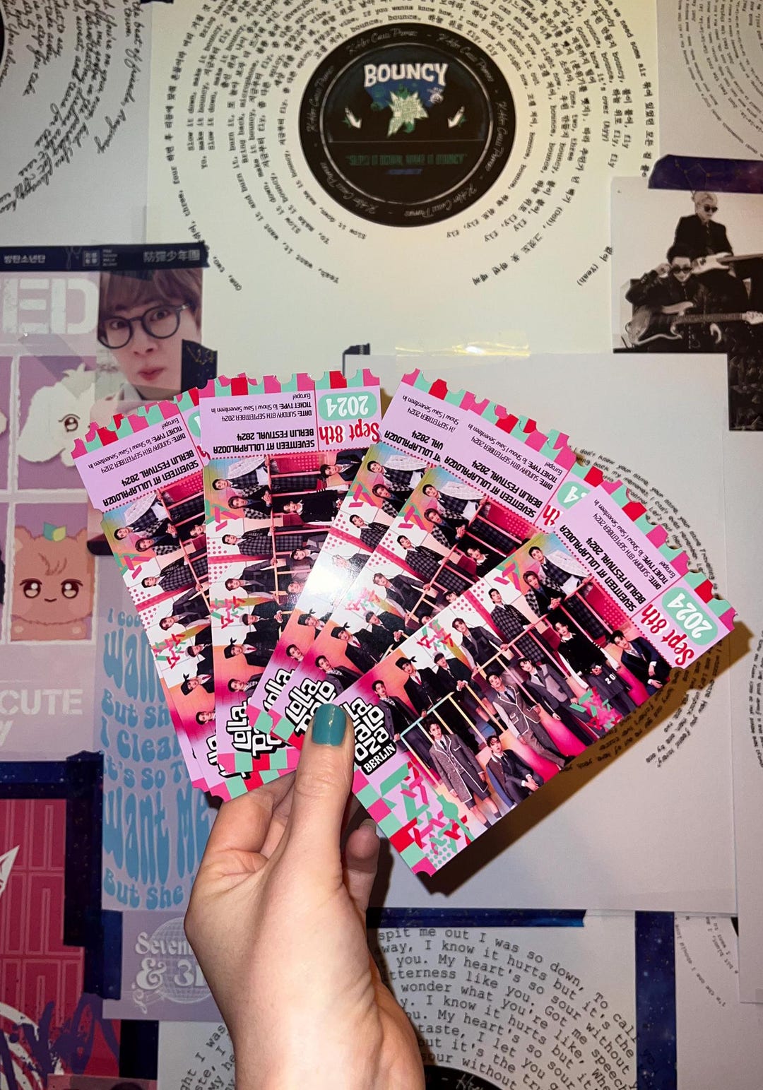 Seventeen Ticket Souvenir Lollap*looza Berlin - Etsy