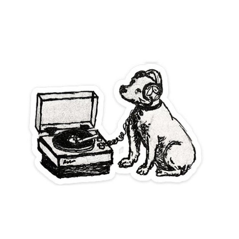 Record Player Dog - Etsy