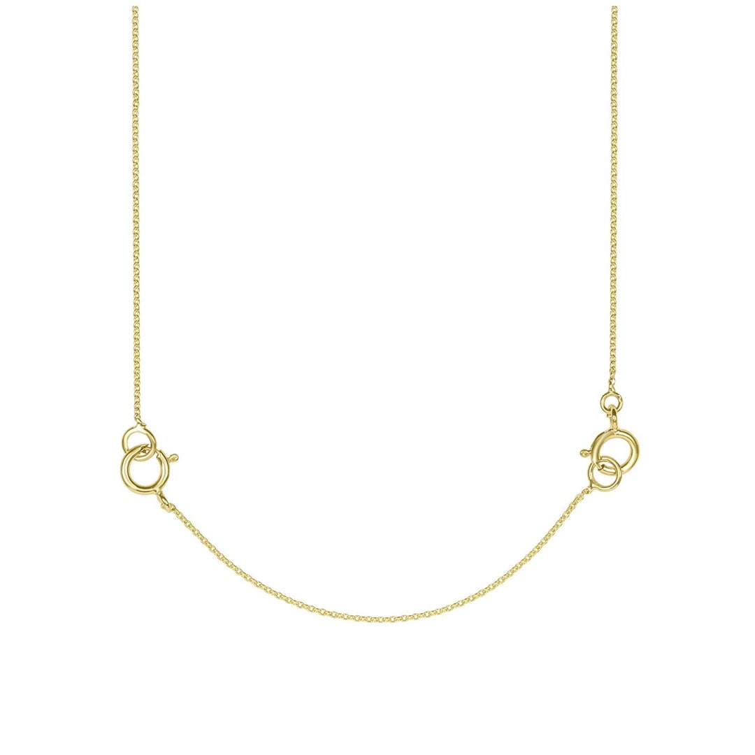 Solid Gold Extender for Necklace & Bracelet, Adjustable Chain Link ...