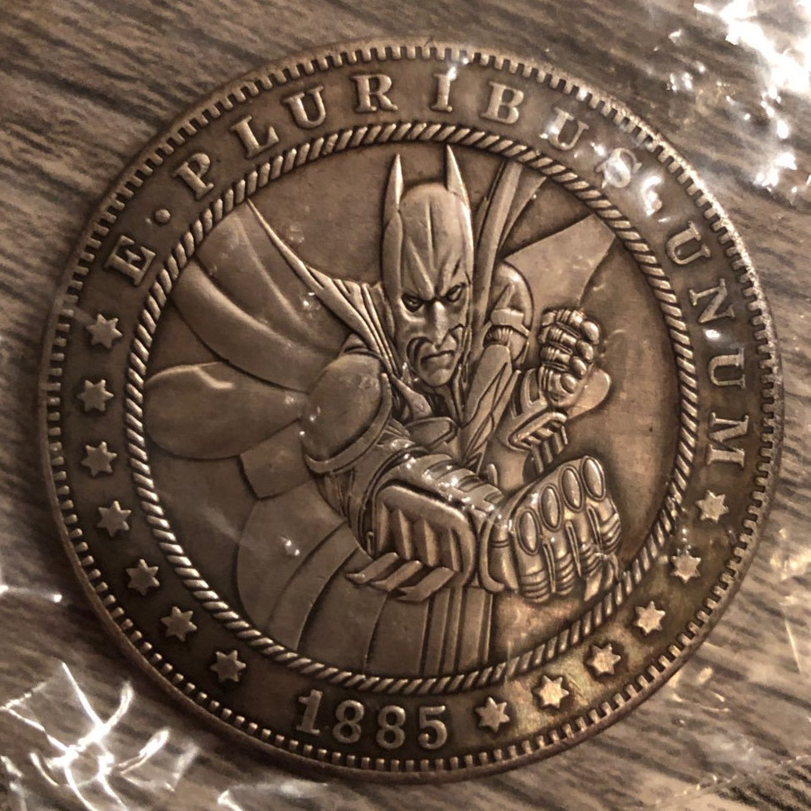 BATMAN COIN Hobo Nickel Casted Silver Color Coin - Etsy