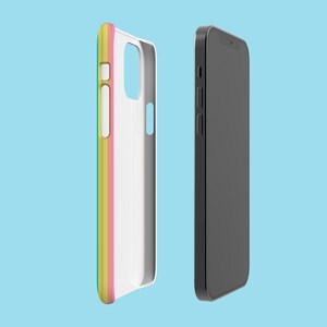 Pastel Rainbow Stripes iPhone Case iPhone 12 range iPhone | Etsy