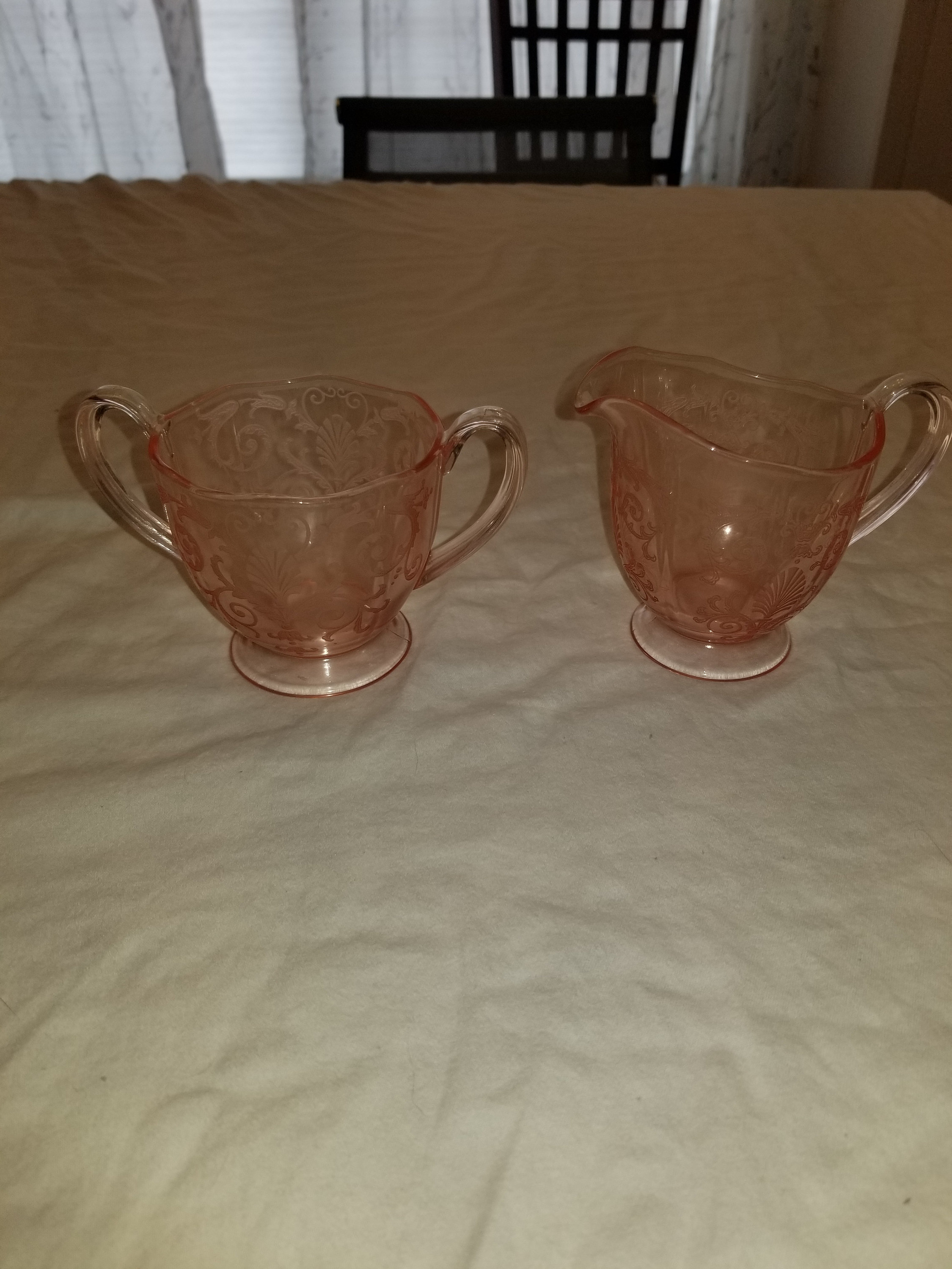 Pink Fostoria Versailles Stemware - Etsy