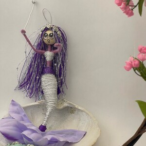 Purple Shell Mermaid Baby Shower Gift,soft Yarn,flower Fairy,best of ...