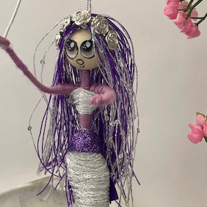 Purple Shell Mermaid Baby Shower Gift,soft Yarn,flower Fairy,best of ...
