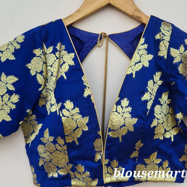 Blue Brocade - Etsy