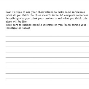 Investigate the Teacher – First Day Icebreaker Activity (digital ...