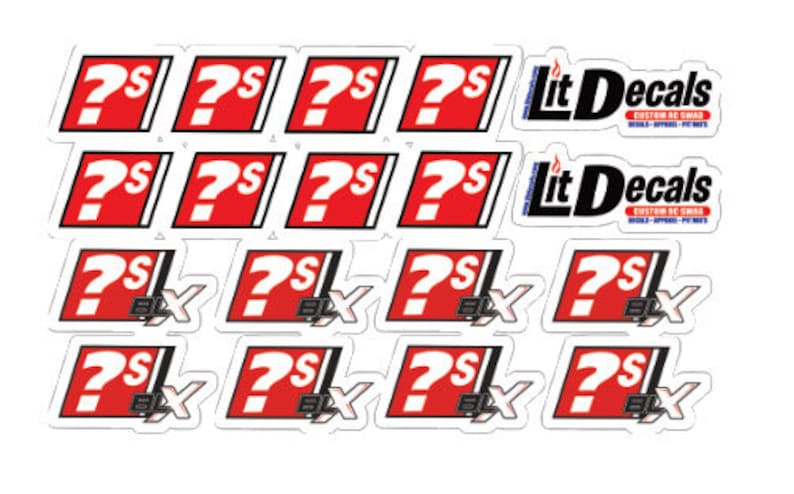 Arrma RC Battery Power Sticker Set - Etsy