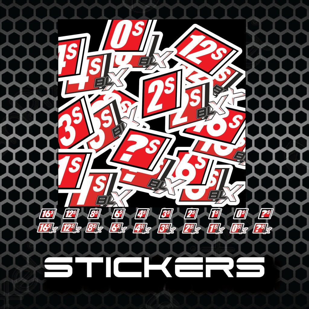 Arrma RC Battery Power Sticker Set - Etsy