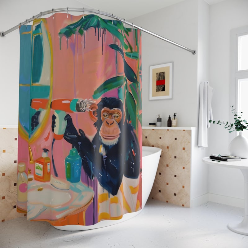 Funny Shower Curtain - Etsy