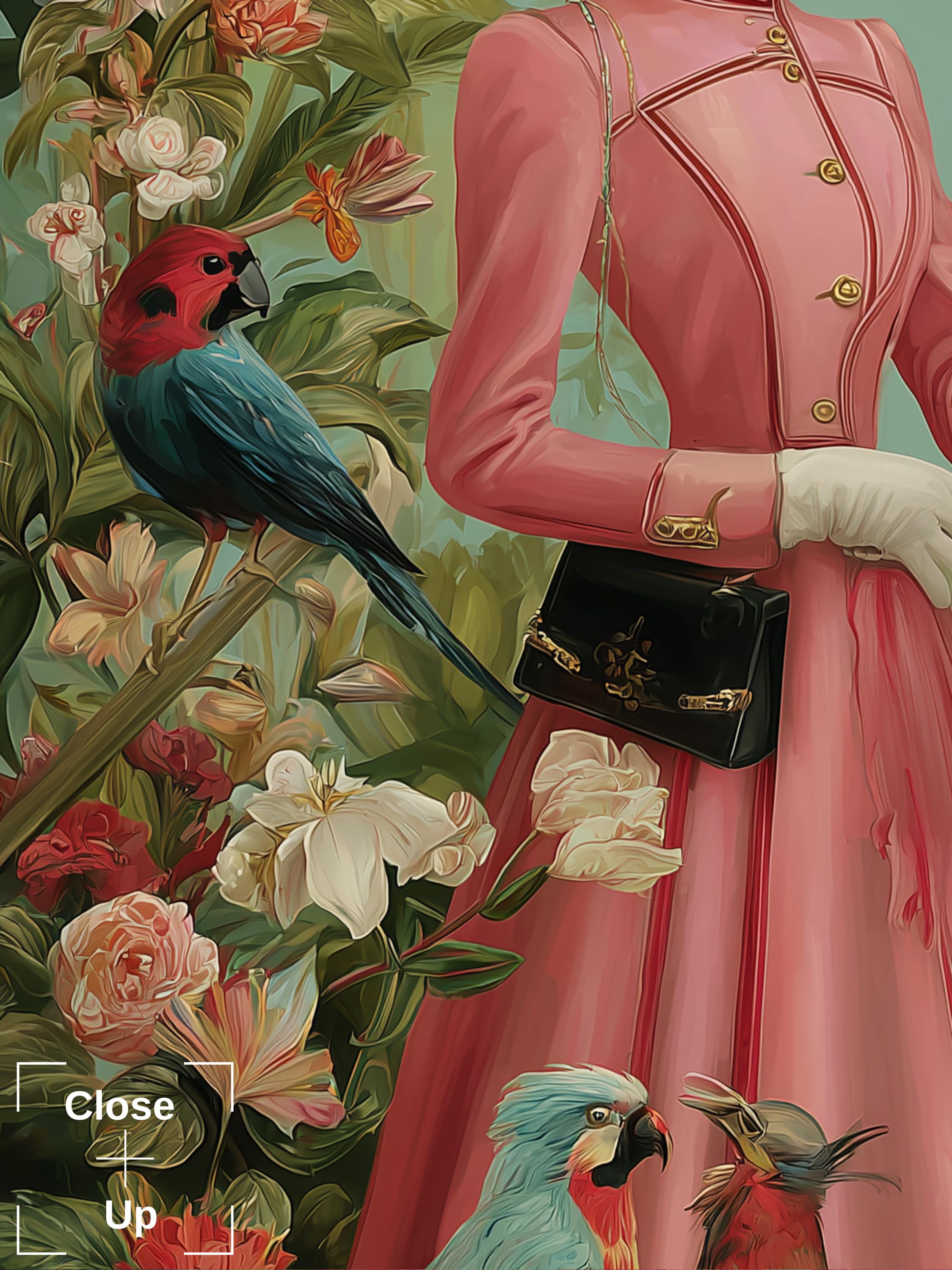 The Birdwatcher - Fine Art Print, Whimsical Art Print, Bird Art ...
