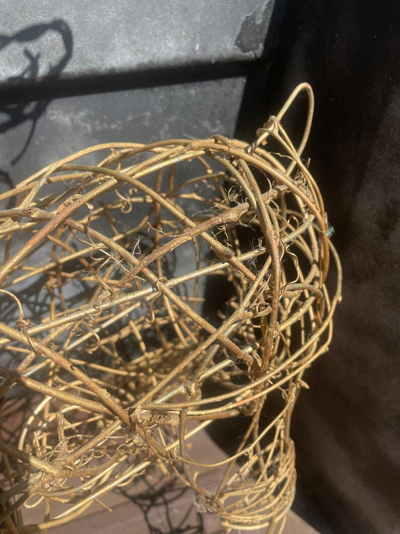 Vintage Grapevine Reindeer Metal and Vine Deer Christmas - Etsy