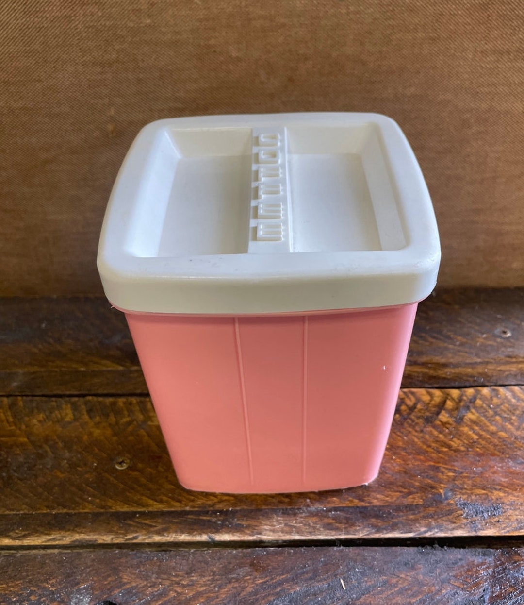 Retro Pink Canister, Vintage Pink Coffee Container,kitchen Storage ...