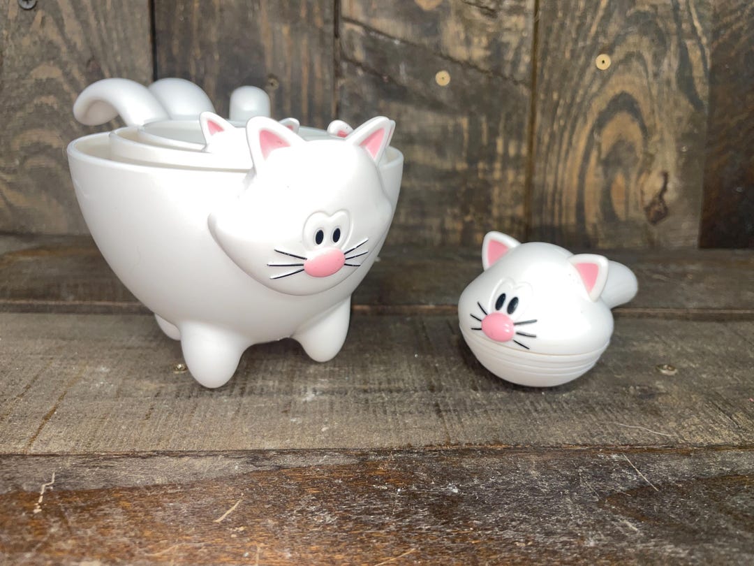 Joie Cat Measuring Cups and Spoons, Cat Lovers Kitchen Utensils, Feline ...