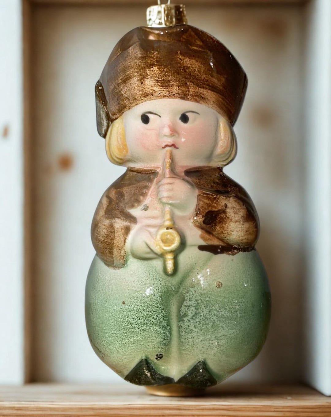 Vintage Ceramic Flute Player Figurine Creamer: Hand-painted Toby Jug ...
