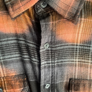 Custom Bleached Flannel Angel Wings Motorcycle Shirt - Etsy