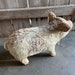 Farmhouse Pig Figurine, Straw Piggy, Husk Farm Animal, Collectible Pigs ...