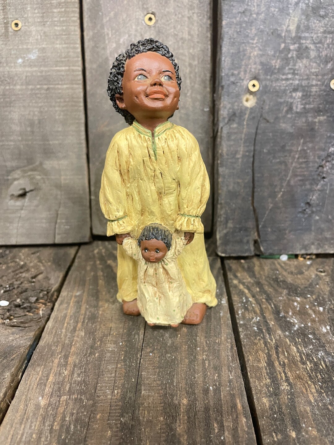 Vintage Martha Holcombe Figurine: Olivia and Baby Doll, Signed #8 - Etsy