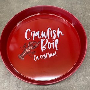 Crawfish Lap Trays,serving Platters,dinner Party,plate,picnic,crawfish ...