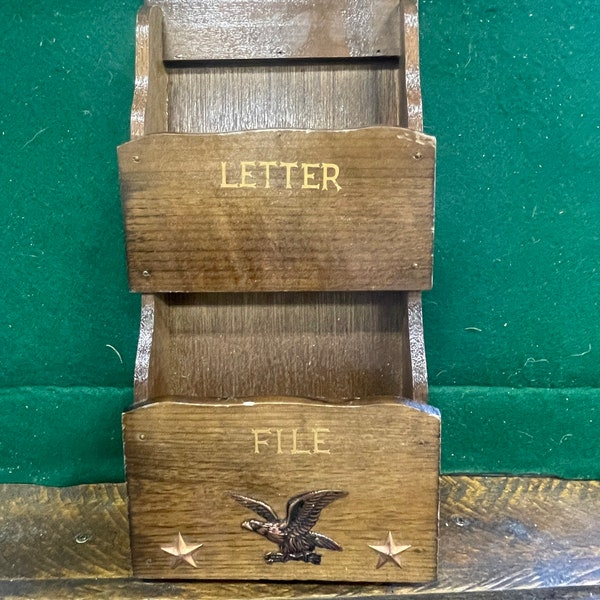 Wood Hanging File Box - Etsy