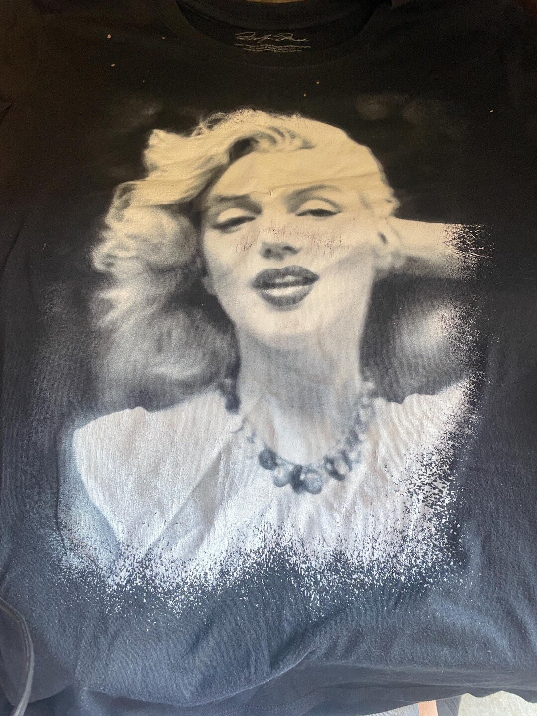 Vintage Marilyn Monroe Graphic Tee: Black Hollywood Glamour Top - Etsy