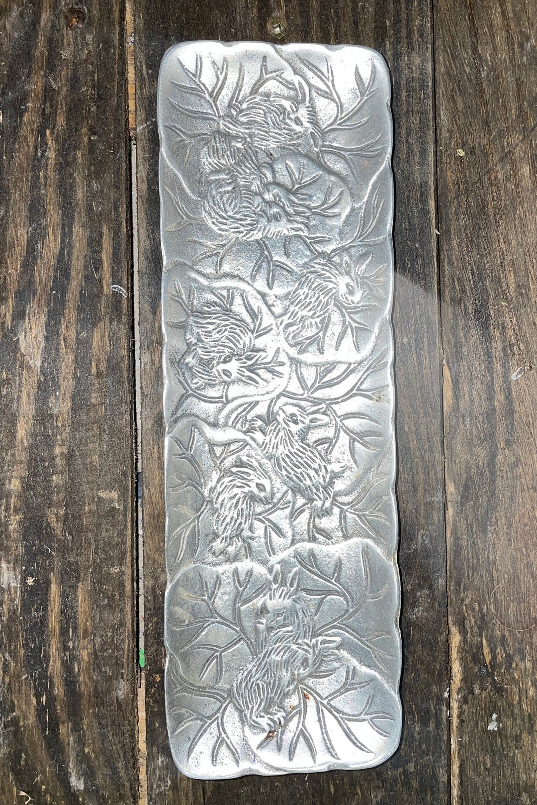 Rabbit Tray, Arthur Court Pewter Bunny Tray, Silver Easter Dish, Spring ...