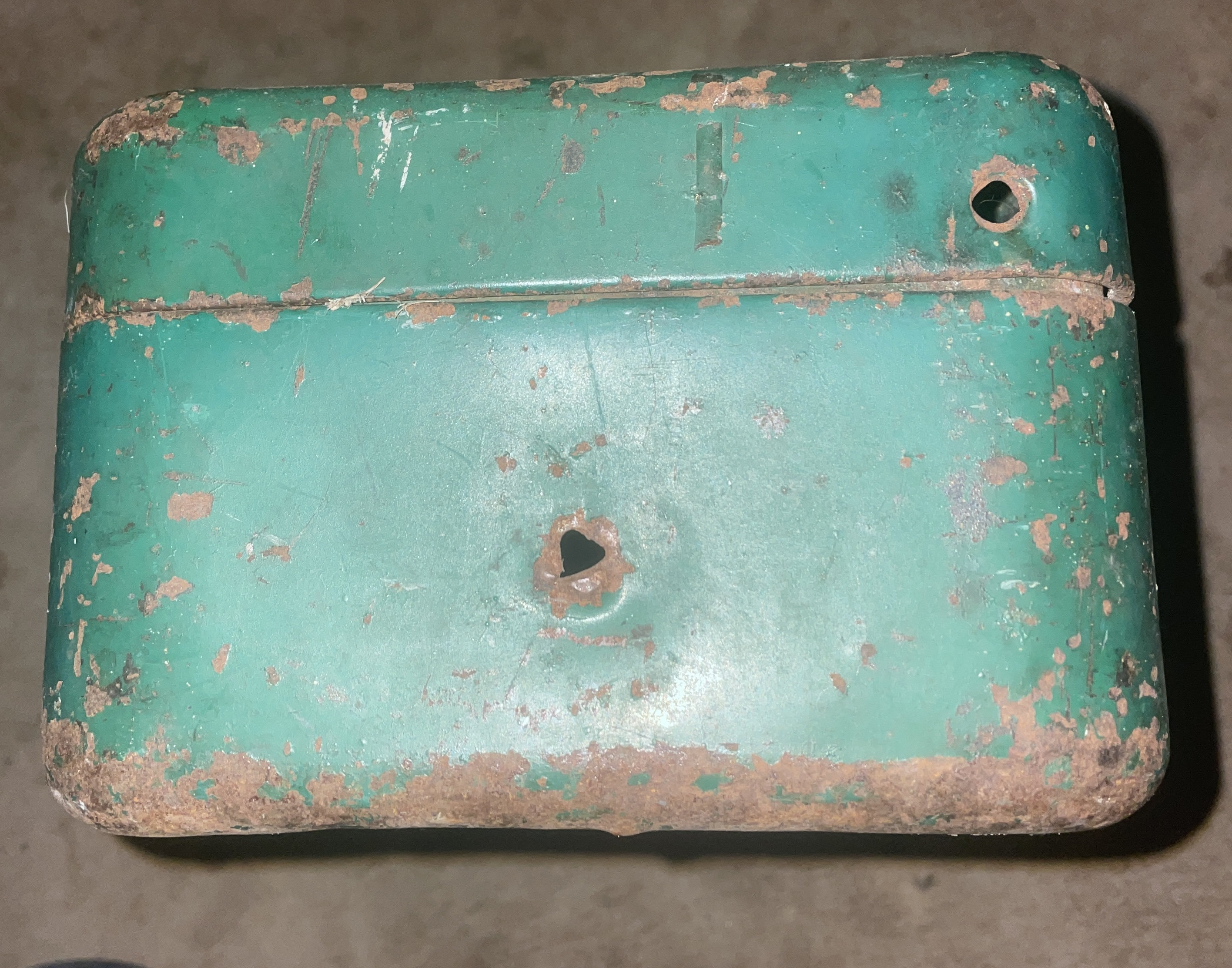 Vintage Green Tool Box Small Green Industrial Tool Box - Etsy