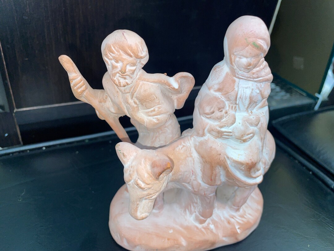 Jesus Pottery, Pottery Nativity Scene, Mary and Joseph Pottery ...