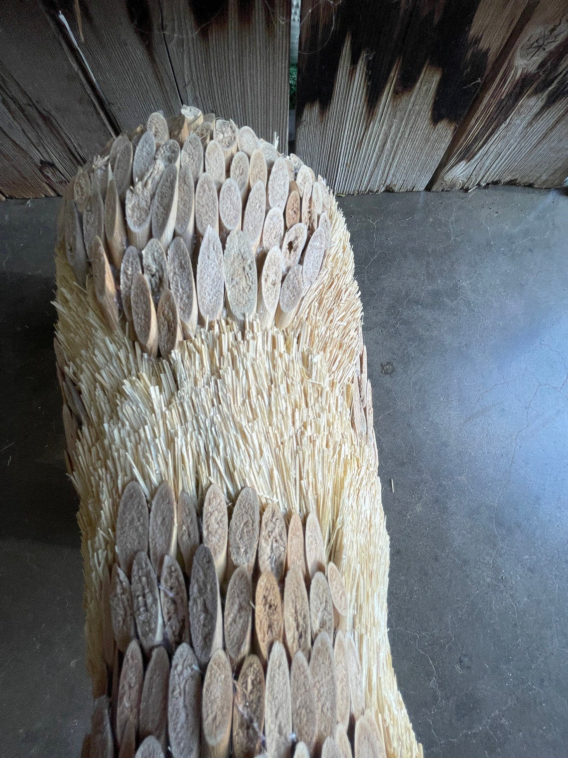 Farmhouse Pig Figurine Straw Piggy Husk Farm Animal - Etsy