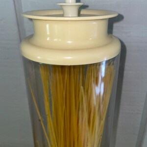 Vintage Tupperware Spaghetti Storage, Kitchen Pasta Storage, Plastic ...