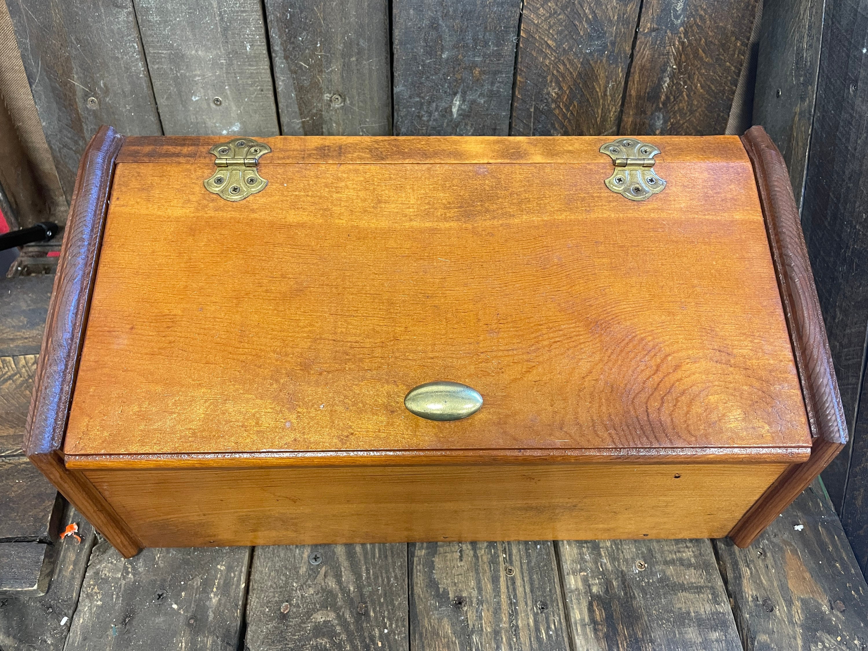 Vintage Bread Box, Bread Box for Small Space, Apartment Size Bread ...