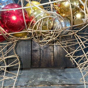 Vintage Grapevine Reindeer, Metal and Vine Deer, Christmas Cabin Decor ...