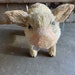 Farmhouse Pig Figurine, Straw Piggy, Husk Farm Animal, Collectible Pigs ...