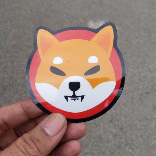 Shiba Inu shib Coin Stickers | Etsy