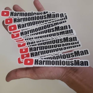 20pc Custom Youtube Stickers - Etsy