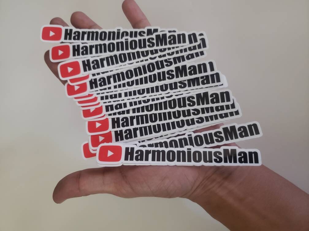 20pc Custom Youtube Stickers - Etsy