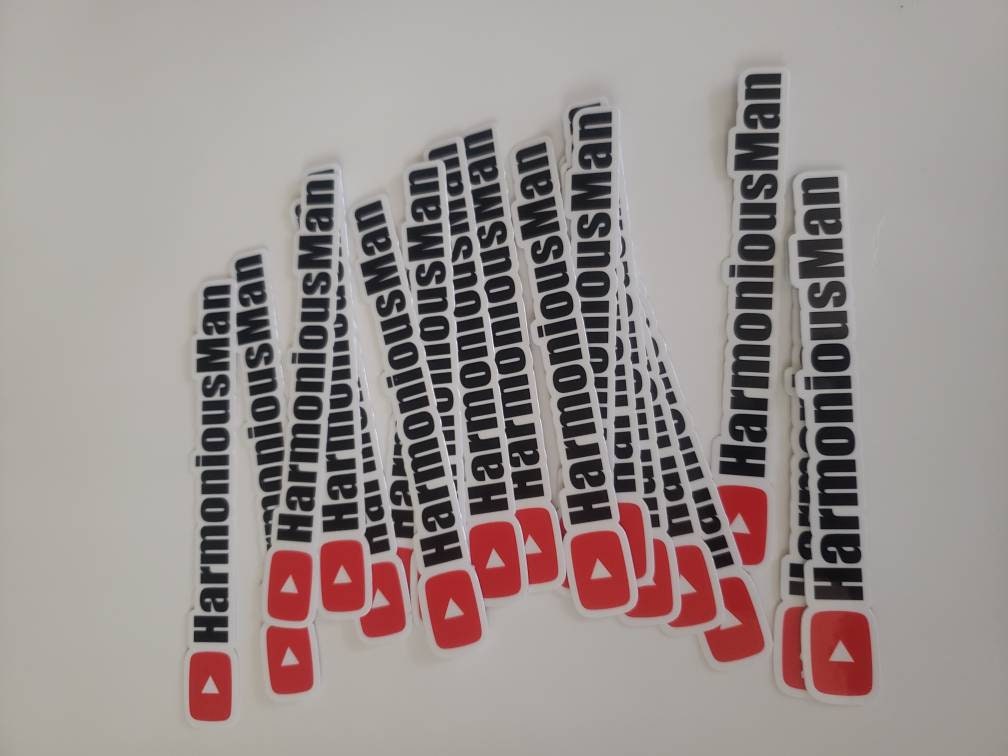 20pc Custom Youtube Stickers - Etsy