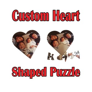 Personalized Heart Jigsaw Puzzle - Etsy
